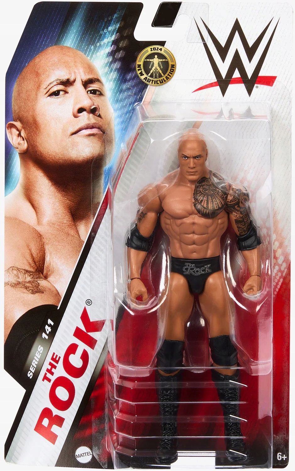 MATTEL WWE The Rock Figurka 14999168385 - Allegro.pl