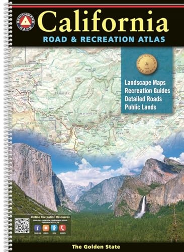 California Road & Recreation Atlas - 12th Edition, 2024 Benchmark Maps ...