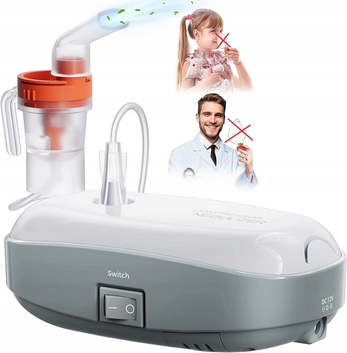 Inhalator nebulizatora dla dorosłych i dzieci 13804391818 - Allegro.pl