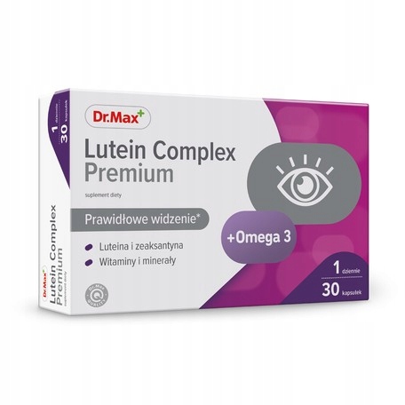 Suplement diety Dr. Max Pharma Lutein Complex Premium 15 mg 30 kaps ...