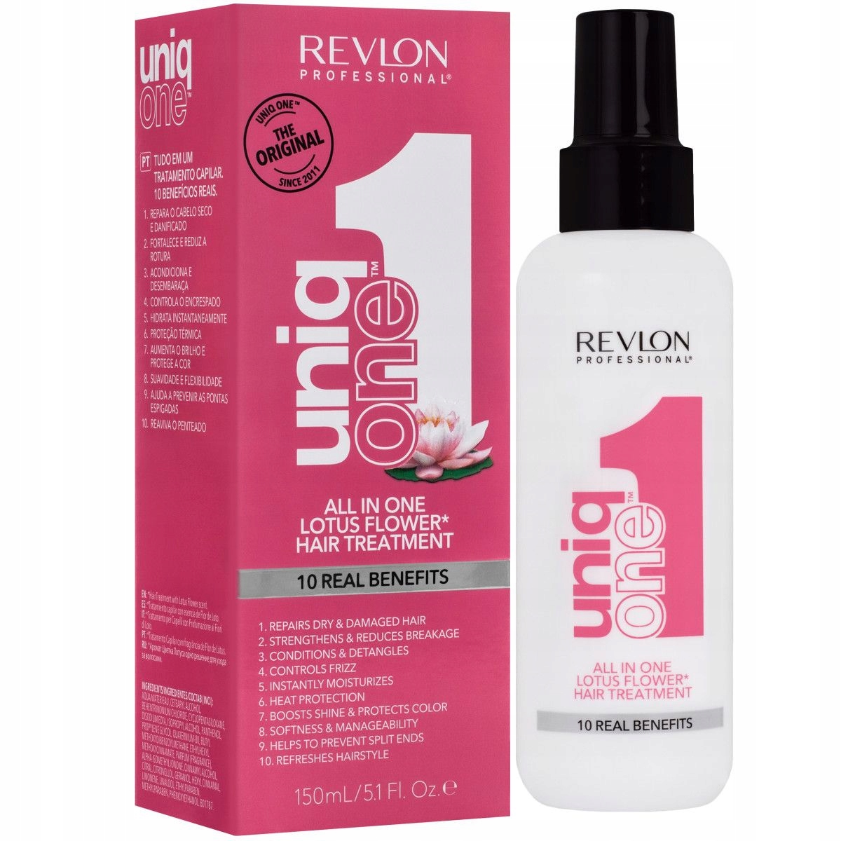 Revlon Uniq One Lotus Odżywka Spray 150ml (8432225076751) • Cena ...