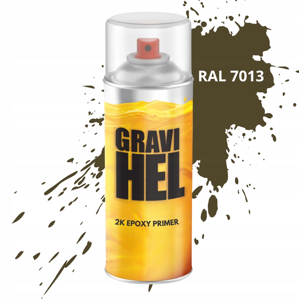 RAL 7013 2K PODKŁAD EPOKSYDOWY ANTYKOROZYJNY DO STALI FARBA SPRAY 400ML ...