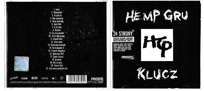 Płyta CD Hemp Gru - Klucz 2004 I Wydanie ______________________________ 15521485334 - Sklepy ...