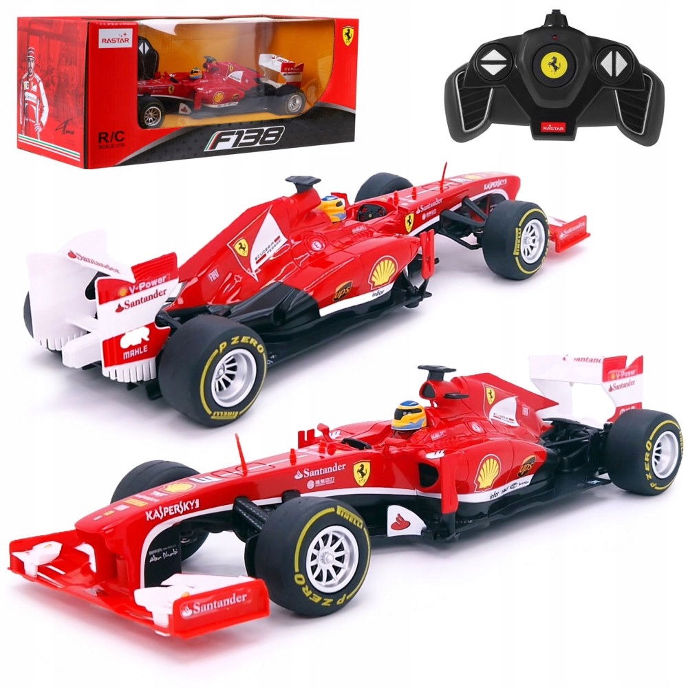 SAMOCHÓD ZDALNIE STEROWANY RC AUTO NA PILOT FORMUŁA 1 FERRARI F1 RASTAR ...