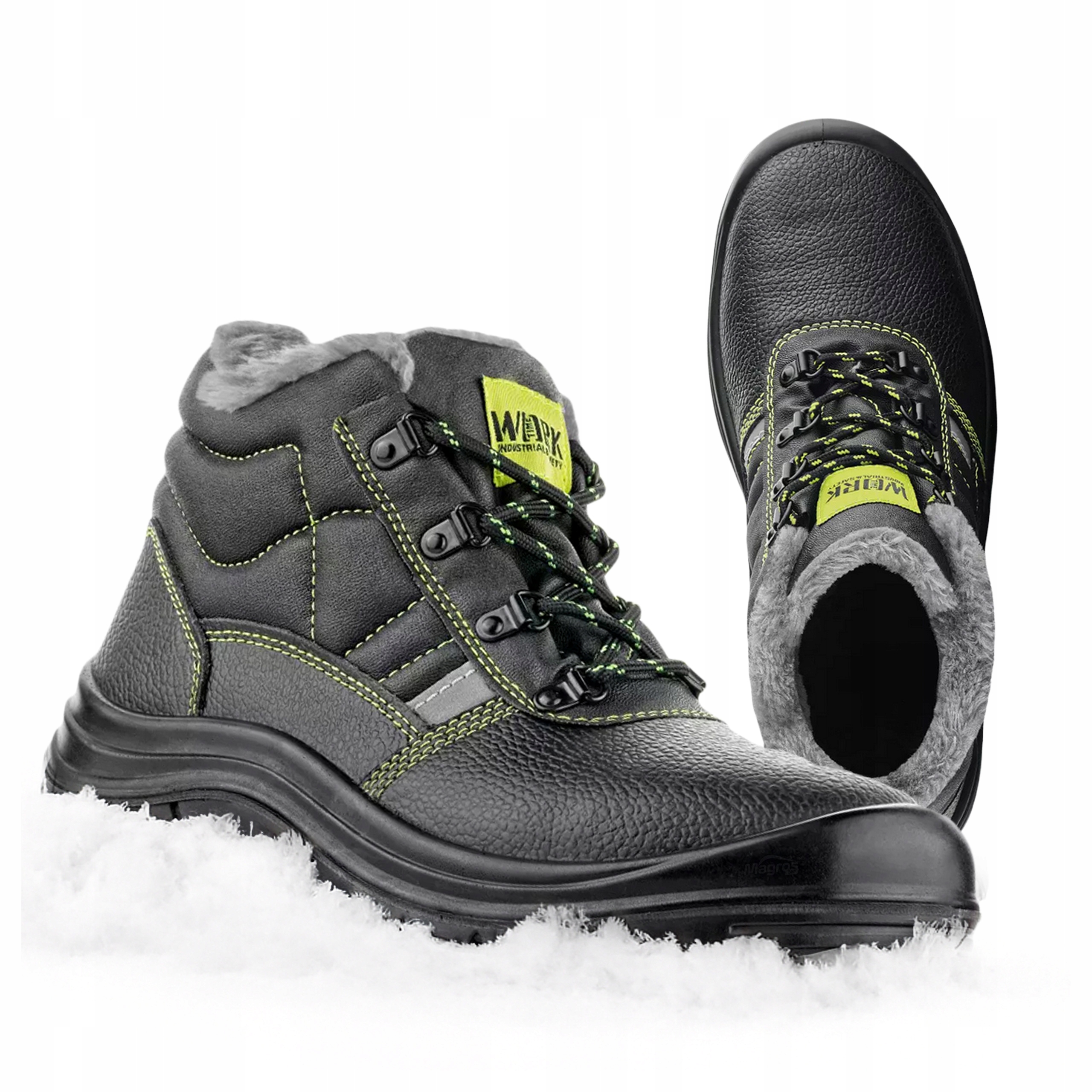 Buty robocze VM Footwear trzewiki ocieplane czarne O2 rozmiar 39 • Cena ...