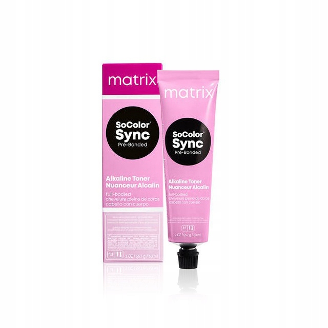 Matrix SoColor Sync Pre-Bonded 7NV 90ml toner • Opinie - Allegro