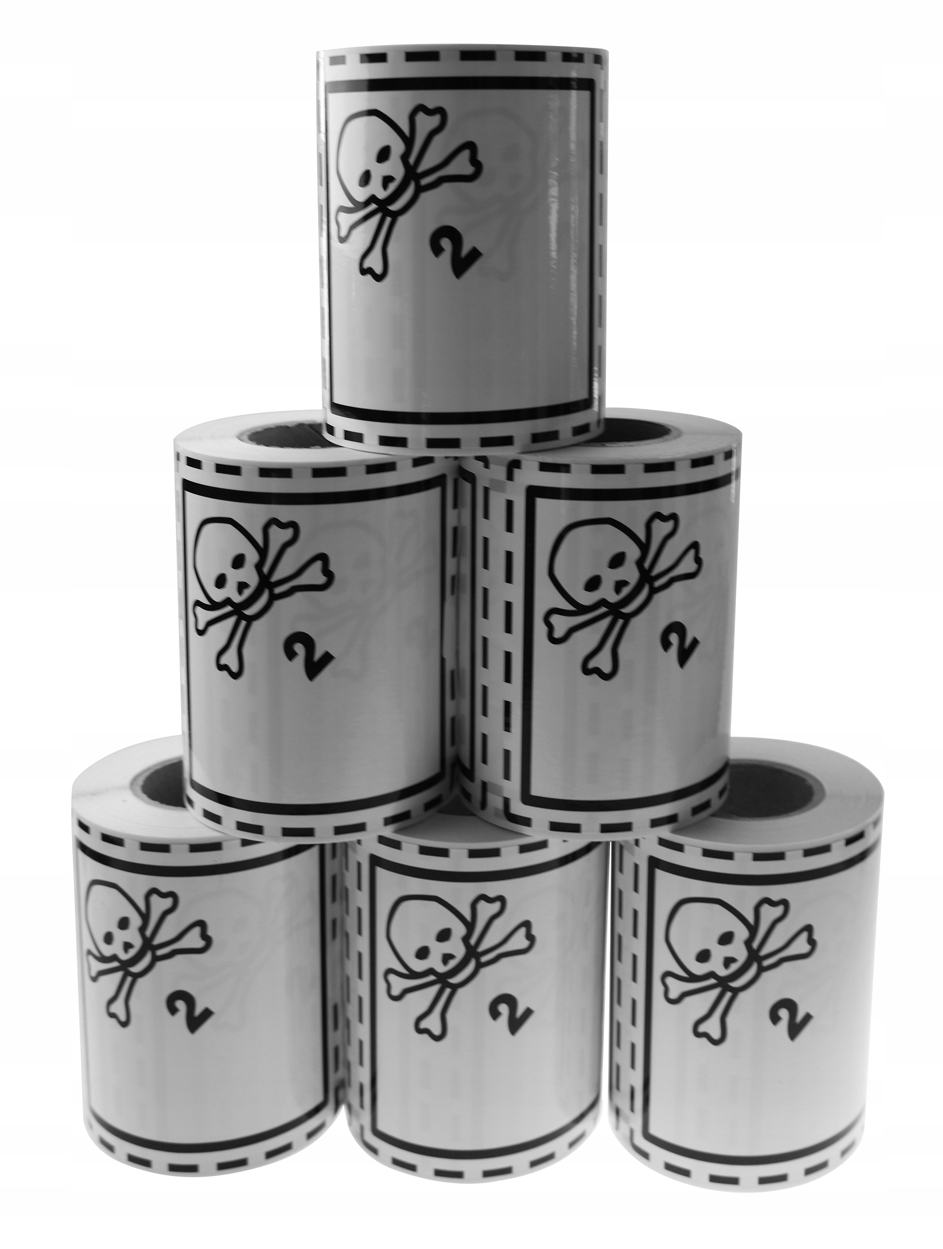 Naklejki ADR Materiały trujące kl. 2 500szt 10x10 • Cena, Opinie ...