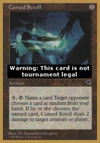Cursed Scroll - Magic: The Gathering karty, zasady i poradniki do gry karcianej MTG ﻿ na Allegro ...