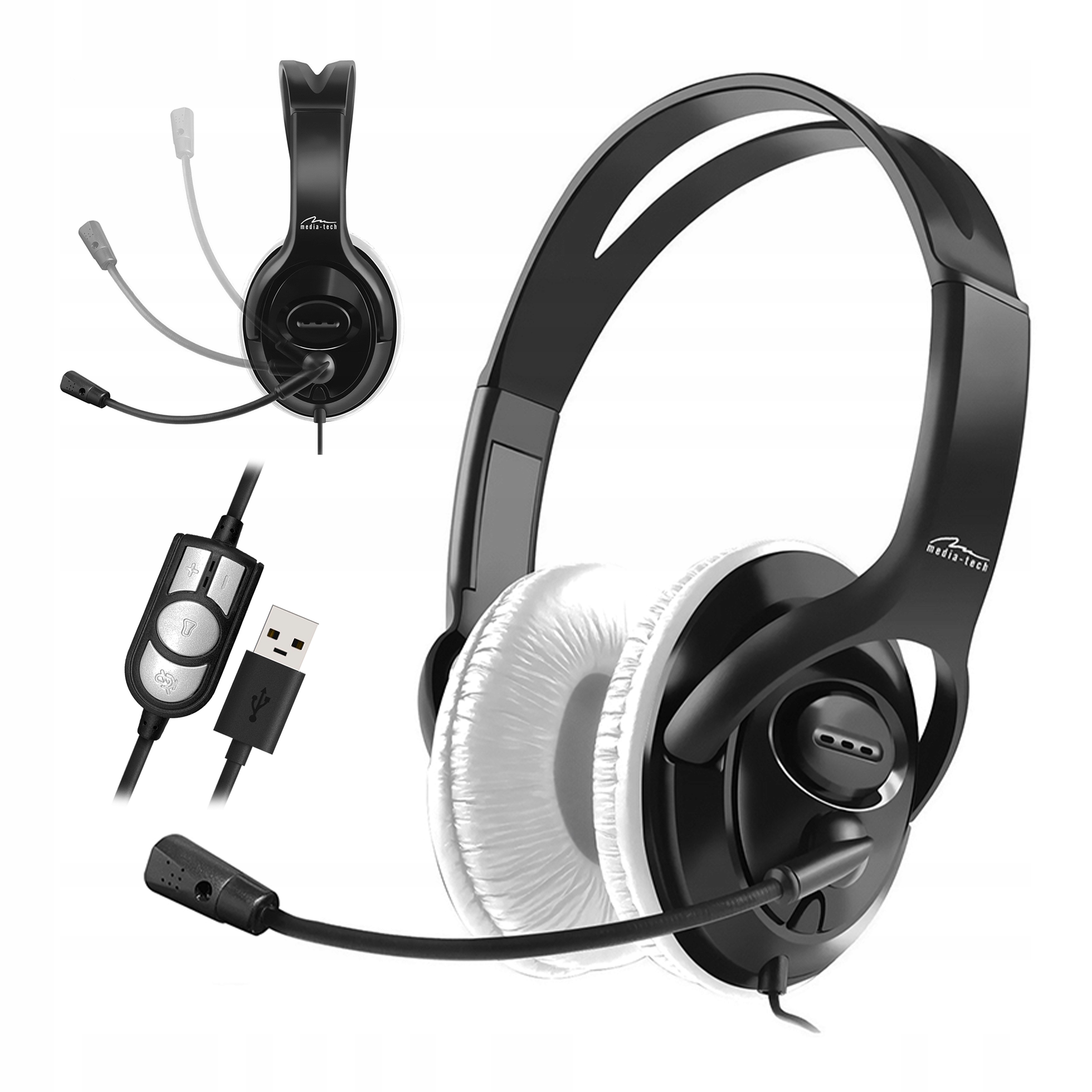 Słuchawki nauszne Media-tech EPSILON - Sklep, Opinie, Cena w Allegro