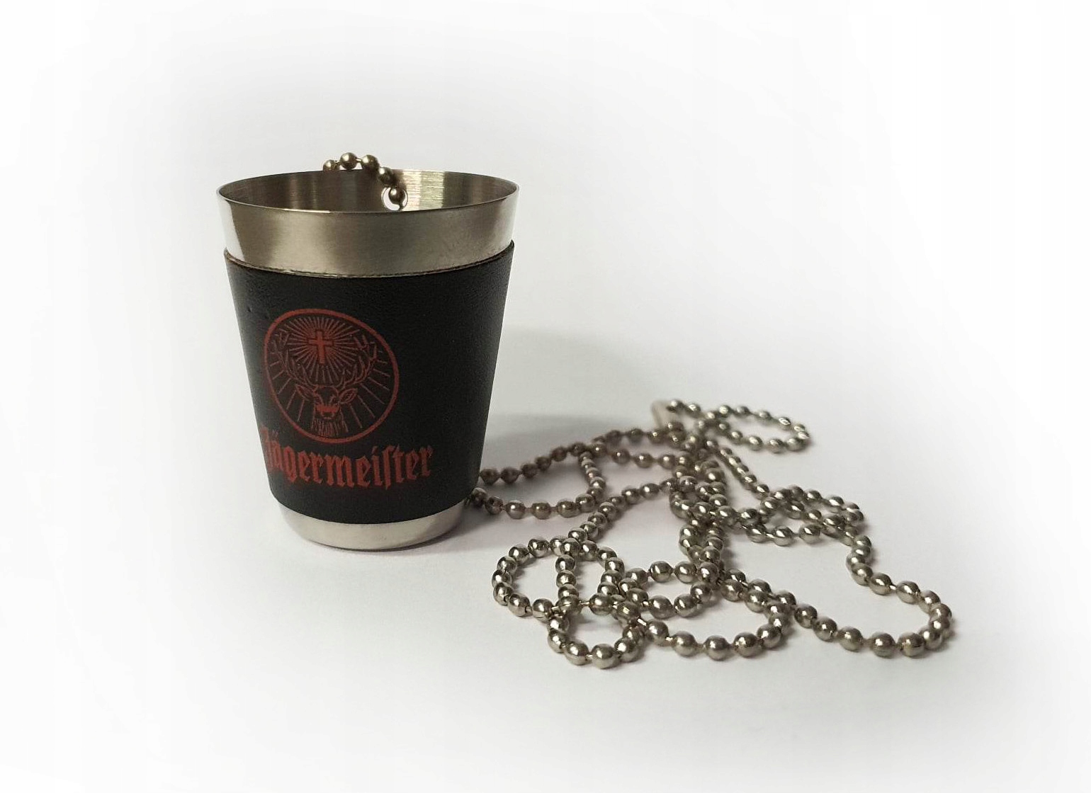 JAGERMEISTER kieliszek turystyczny na łańcuszku (095865009350) • Cena, Opinie • Kieliszki i ...