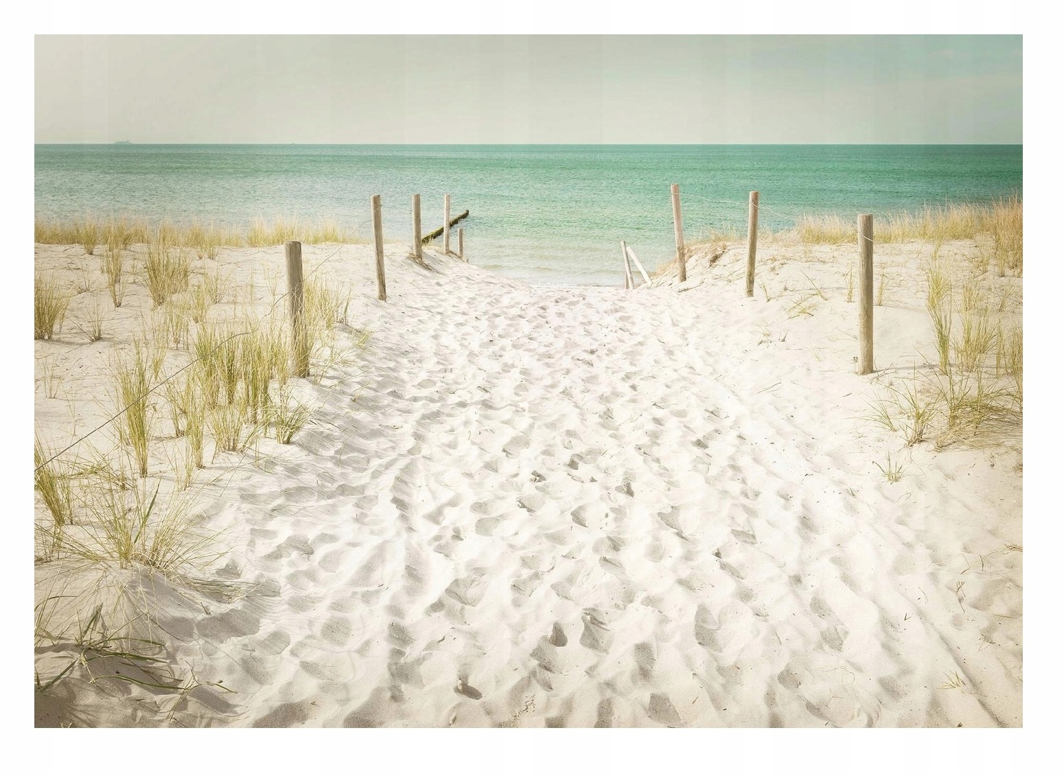 FOTOTAPETA PLAŻA MORZE 3D WYDMY PIASEK NATURA TAPETA SYPIALNIA 368x254 ...