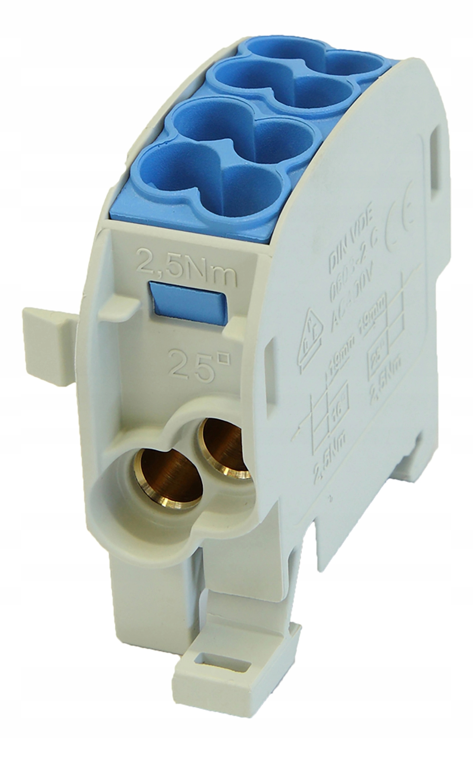 SIMET SCB 25-CU BLOK ROZDZIELCZY ODGAŁĘŹNY NIEBIES (5907813234200 ...