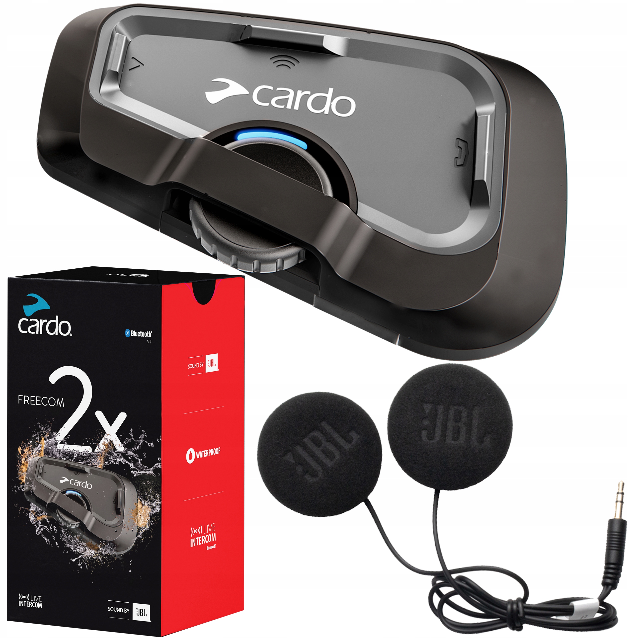 Interkom motocyklowy Cardo FREECOM 2X 1 ZESTAW JBL 828831843029 za 899.00PLN z Warszawa ...