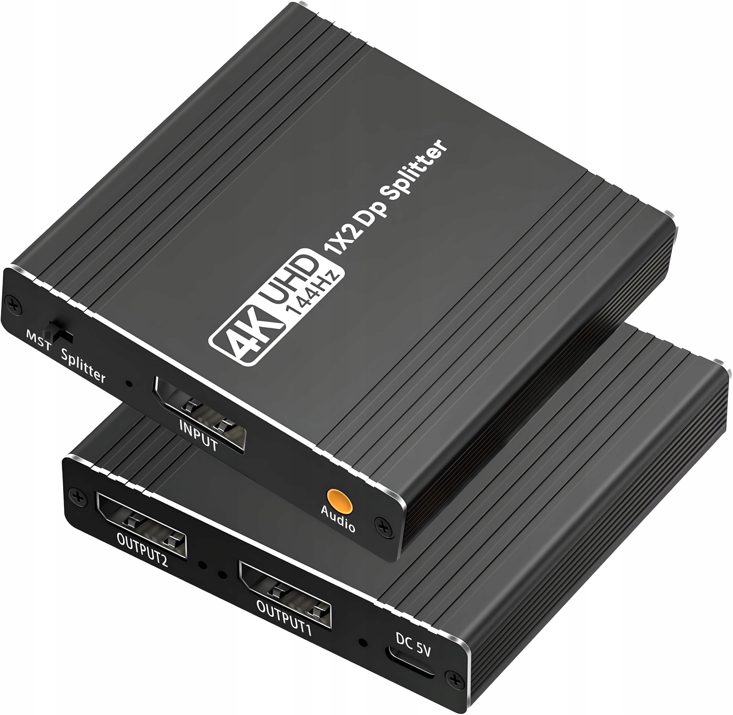 SPLITTER DISPLAYPORT 1X2 SPLITTER ROZDEĽOVAČ ROZBOČOVAČ 4K 240HZ 144HZ ...