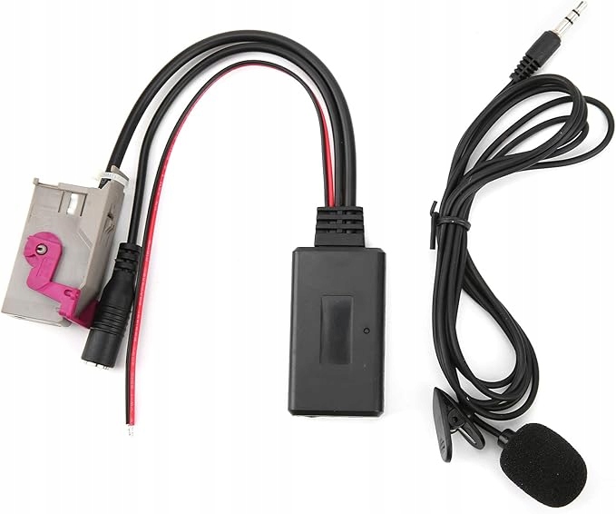 K1450 Akozon RNS-E Bluetooth 5.0 Adapter AUX z zamiennym mikrofonem ...