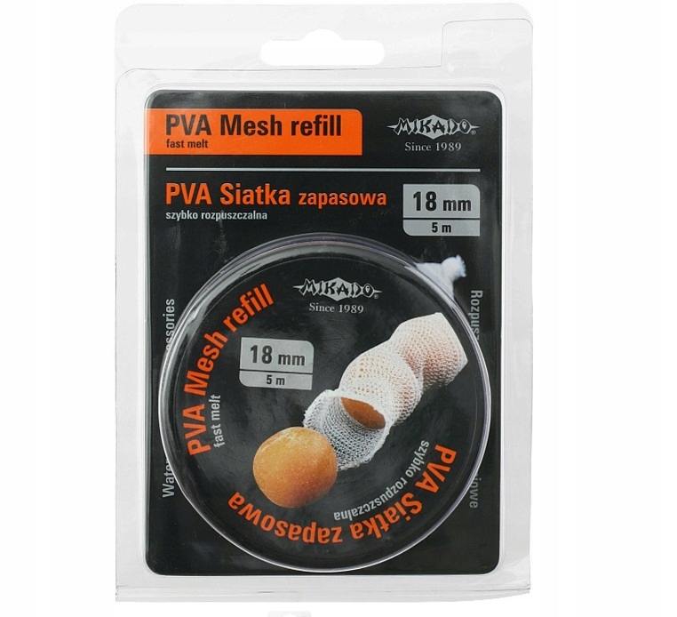 MIKADO PVA SIATKA 18 mm/5 m S TUBOU A PIESTOM POMALY za 6.61EUR - Allegro