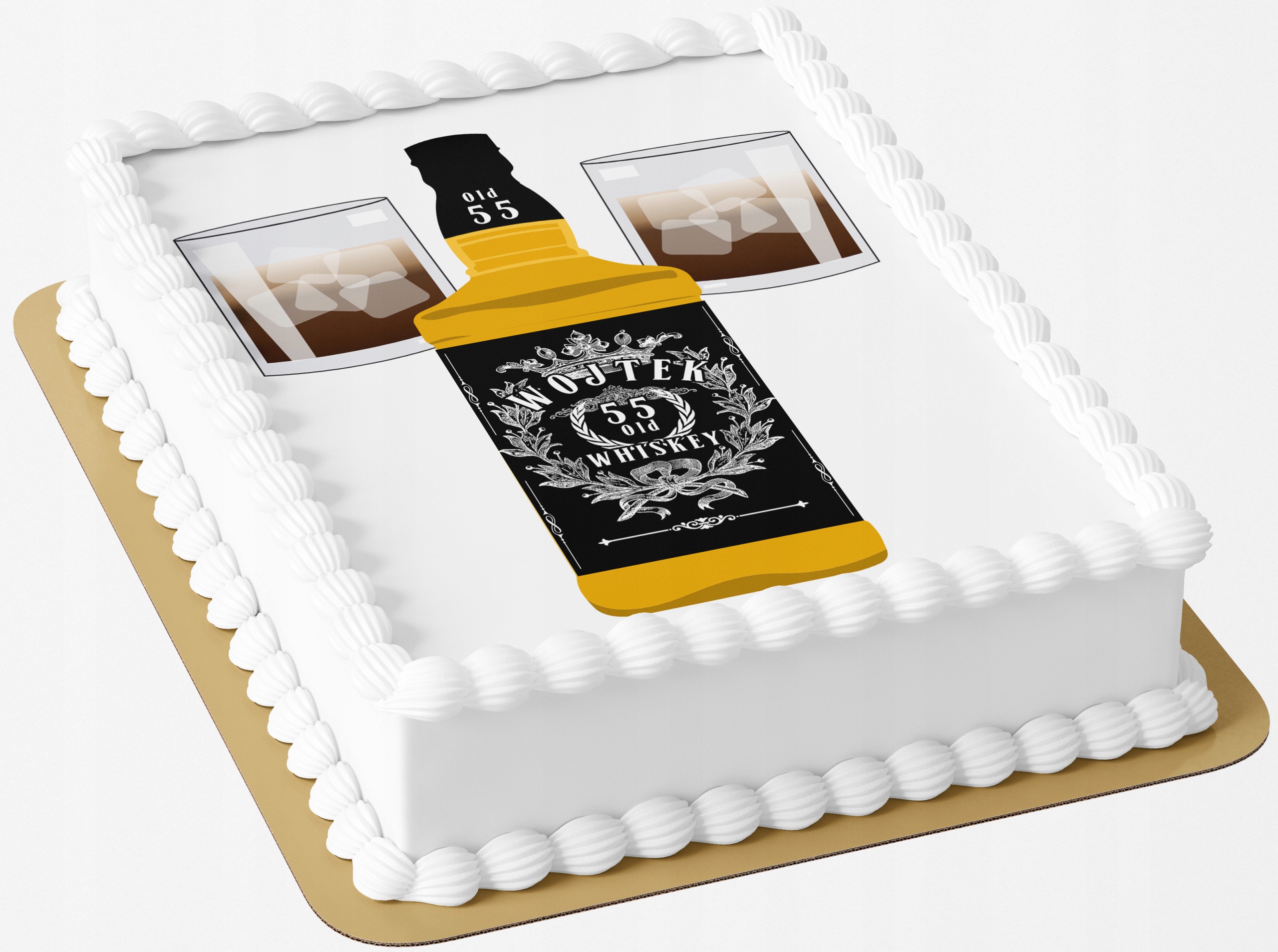 PAPIER WAFLOWY OPŁATEK URODZINY IMIENINY WHISKEY IMIĘ URODZINOWY A4 (5906146217966) • Cena ...