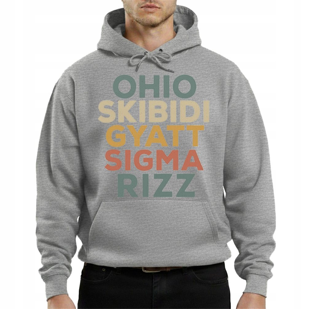 MIKINA OHIO SKIBIDI GYATT SIGMA RIZZ RIZZLER MEMY MEME PÁNSKA L, • Ceny ...