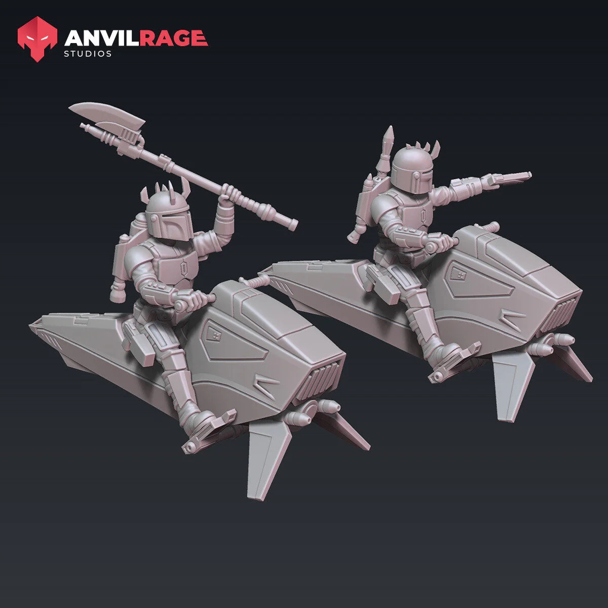 MERCENARY SWOOP BIKES model pasuje do gry StarWars Legion - Stan: Nowy ...