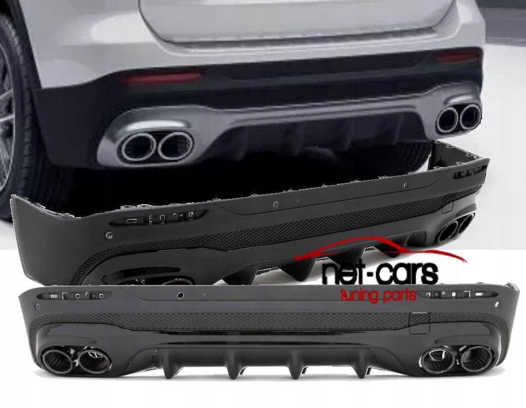 DYFUZOR SPOILER KONCOWK MERCEDES GLB X247 AMG 45 B NTRDMBX247GLB45BKT ...