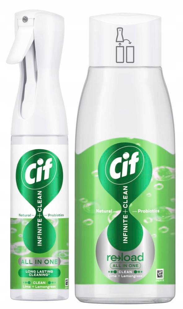 Cif Infinite Clean Spray czyszczący Lime + Lemongrass 280 ml ...