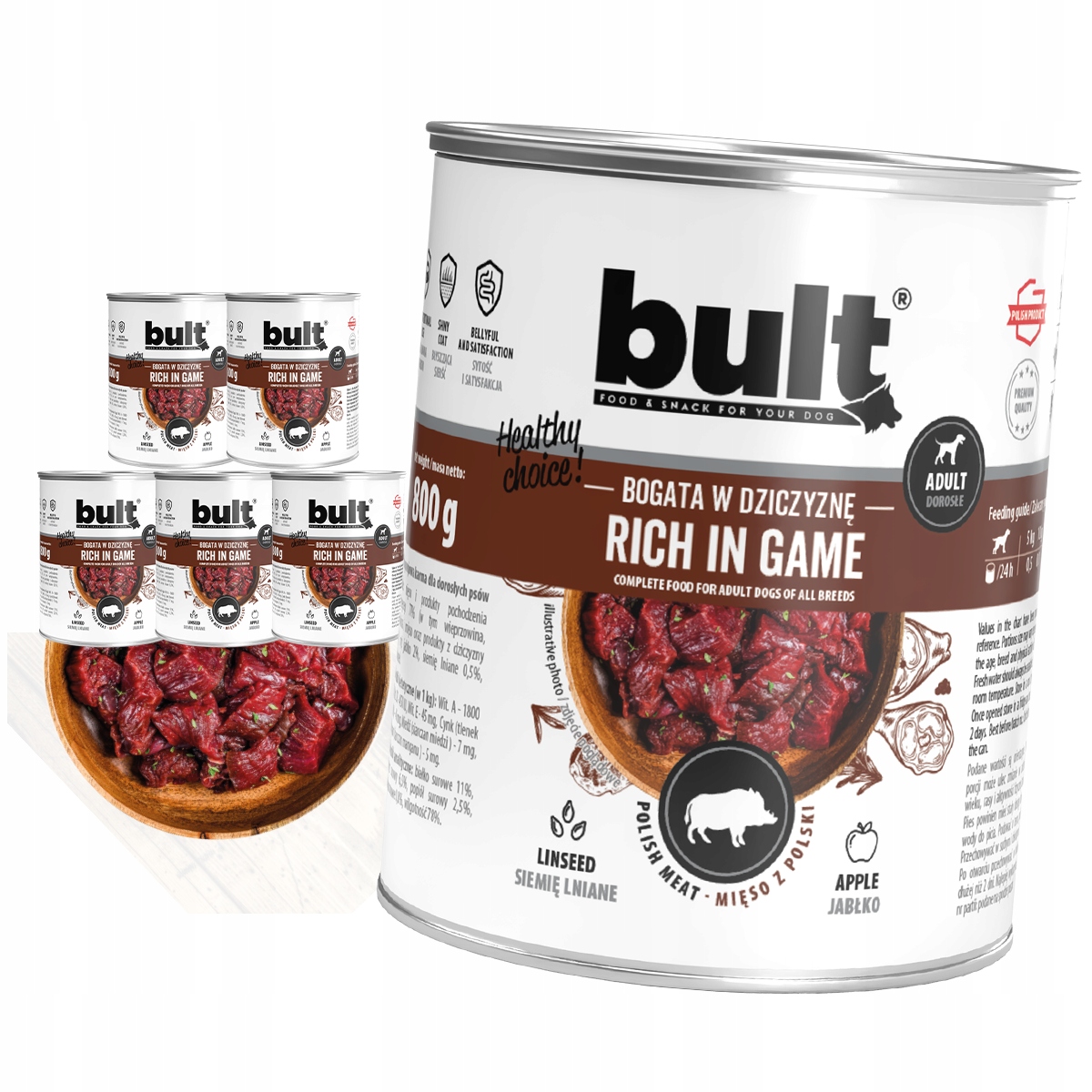 BULT PLECHOVKA BOHATÁ NA VENTURE 800G 6 Ks ., (5903802473810) • Ceny ...