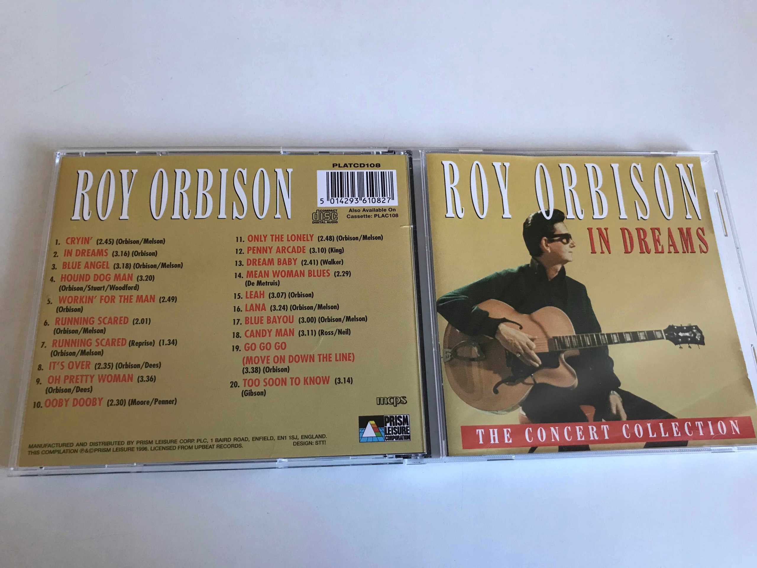 CD Roy Orbison In Dreams - The Concert Collection STAN 5/6 15020510812 ...
