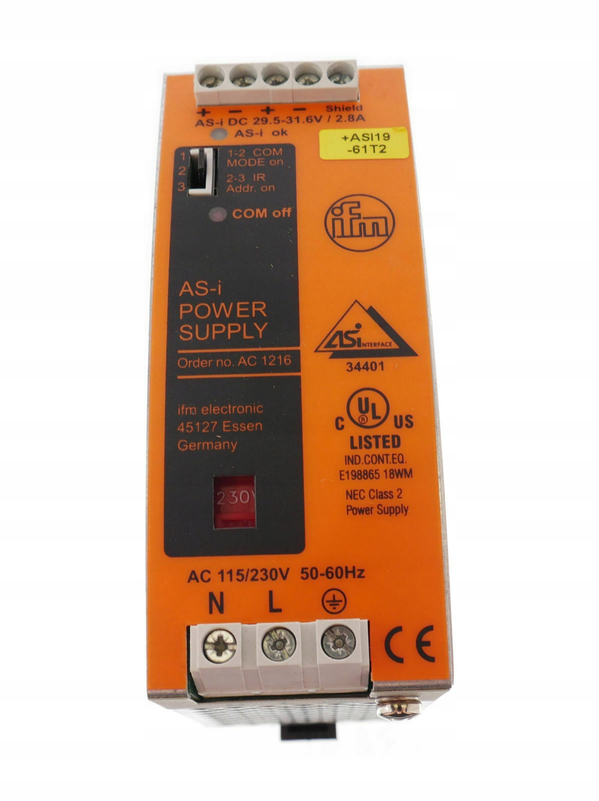 IFM AC1216 ZASILACZ 230VAC / Asi DC 30,5V • Cena, Opinie • Sterowniki i ...