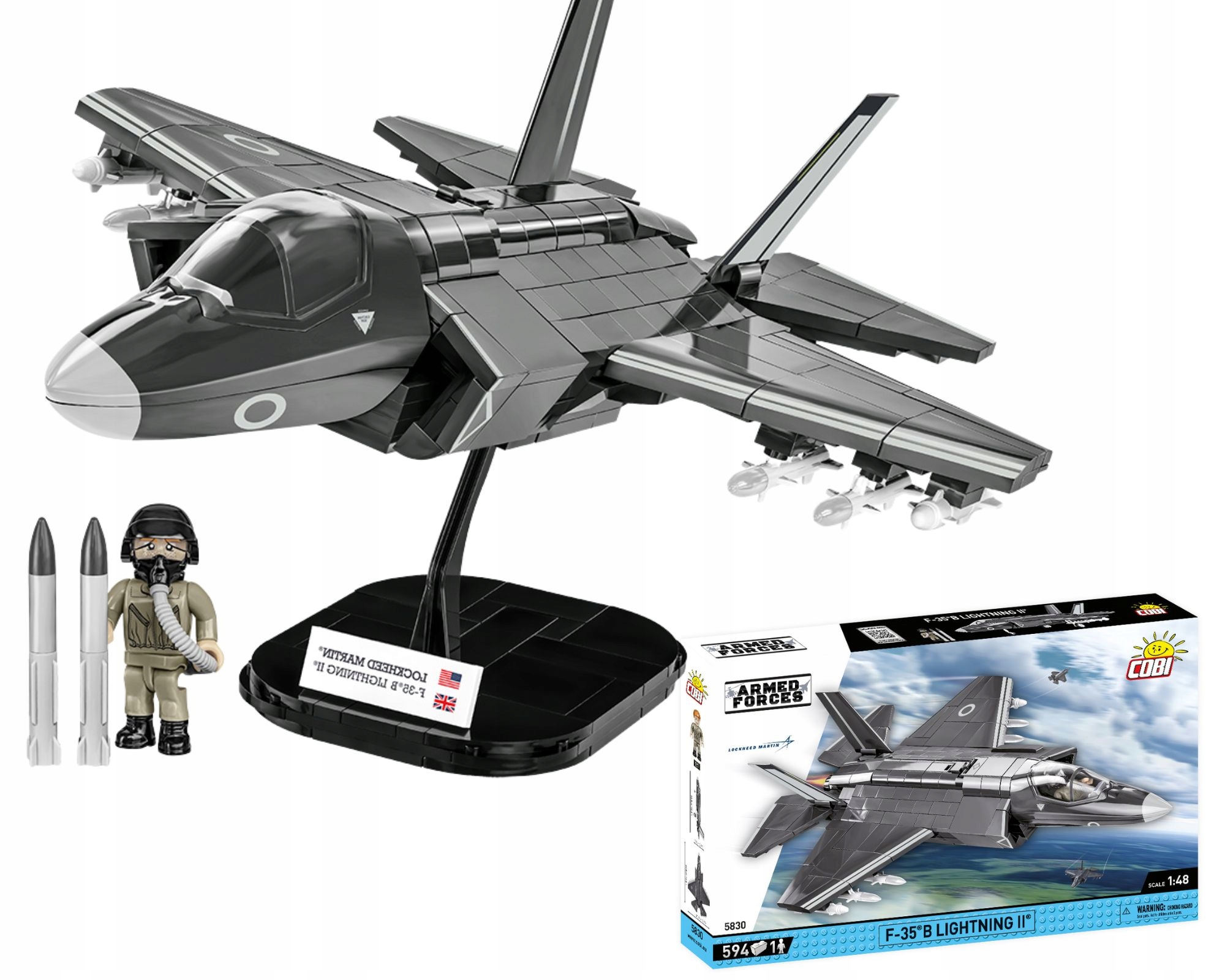 COBI 5830 F-35B LIGHTNING II ROYAL AIR FORCE (5902251058302) • Cena ...
