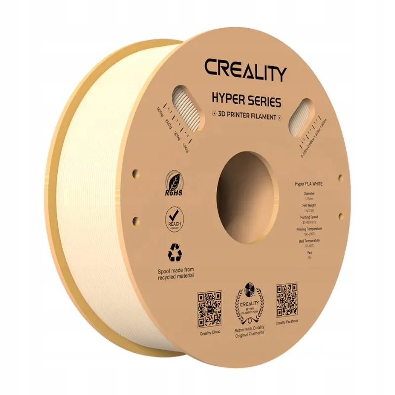 Creality Hyper PLA Skin Filament do Drukarki 3D 1.75mm 1kg Cielisty Beżowy - Sklep, Opinie, Cena ...