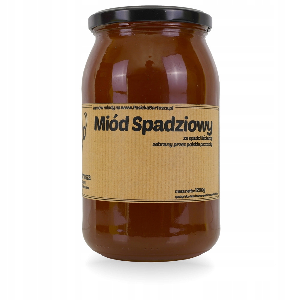Miód spadziowy liściasty 1200 g za 43,24 zł na Allegro.pl - 14451821863 ...