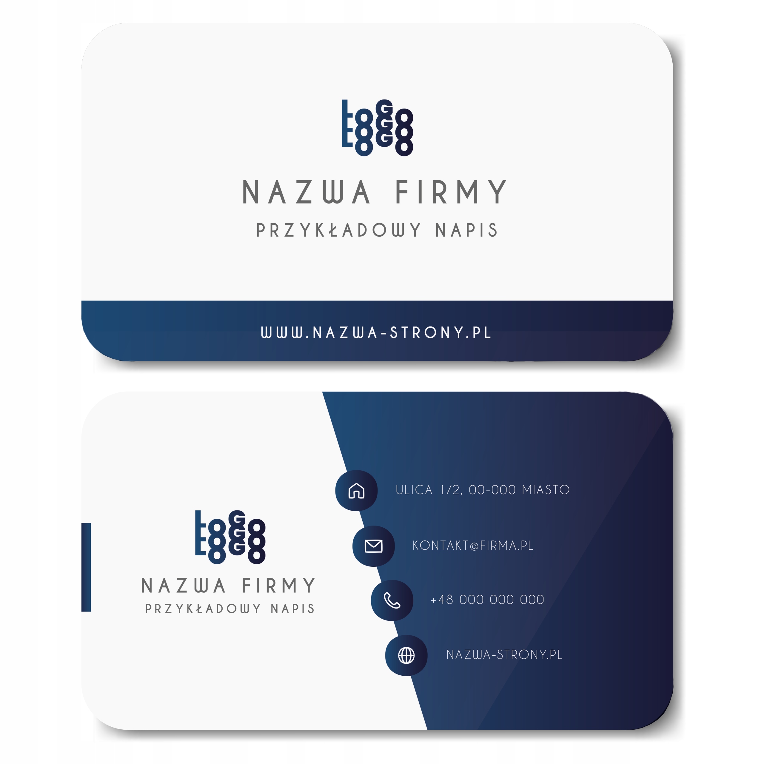 Wizytówki zaokrąglone gotowy projekt 1000 sztuk • Cena, Opinie ... Wizytówki zaokrąglone gotowy projekt 1000 sztuk • Cena, Opinie ...