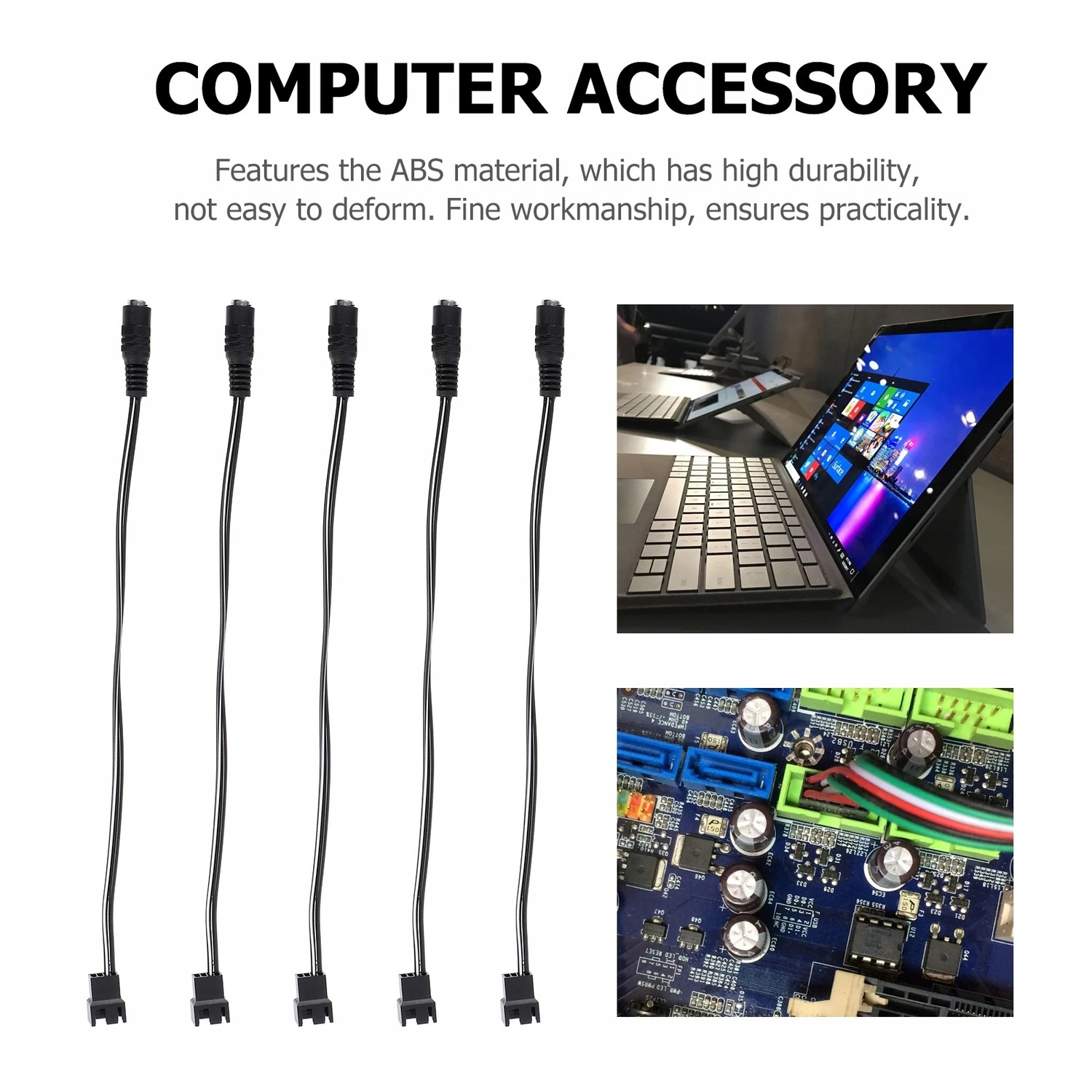 Kable zasilające PC Fan Adapter DC 4-Pin 5 SZT w London - Sklep, Opinie ...