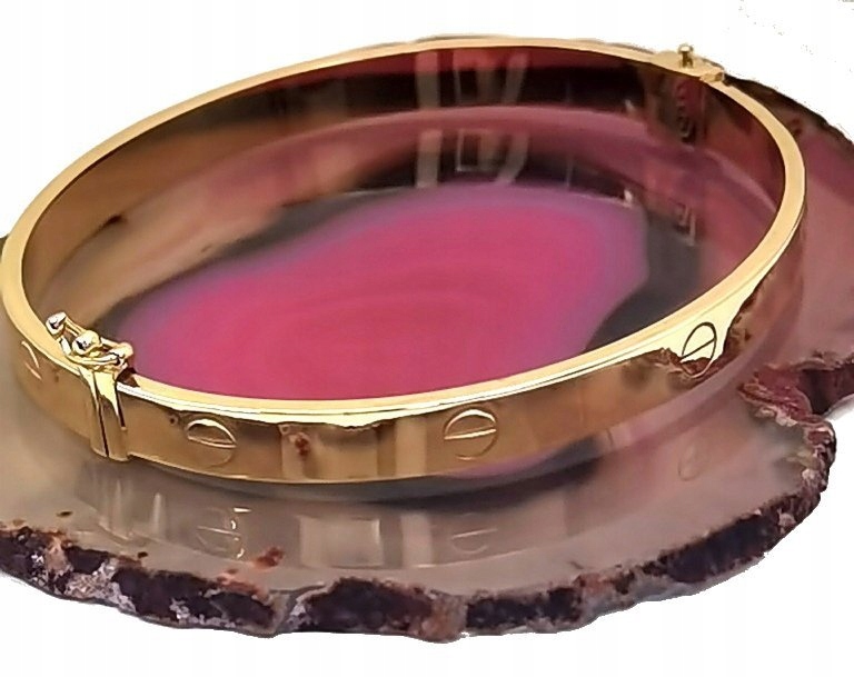 Bransoletka 0.60cm śruby gładka złoto 585 • Cena, Opinie • Bransoletki ...