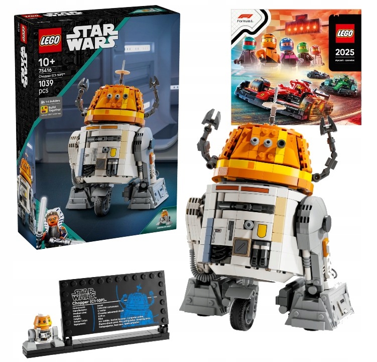 LEGO STAR WARS 10+ DUŻY ROBOT DROID ASTROMECHANICZNY CHOPPER (C1-10P ...