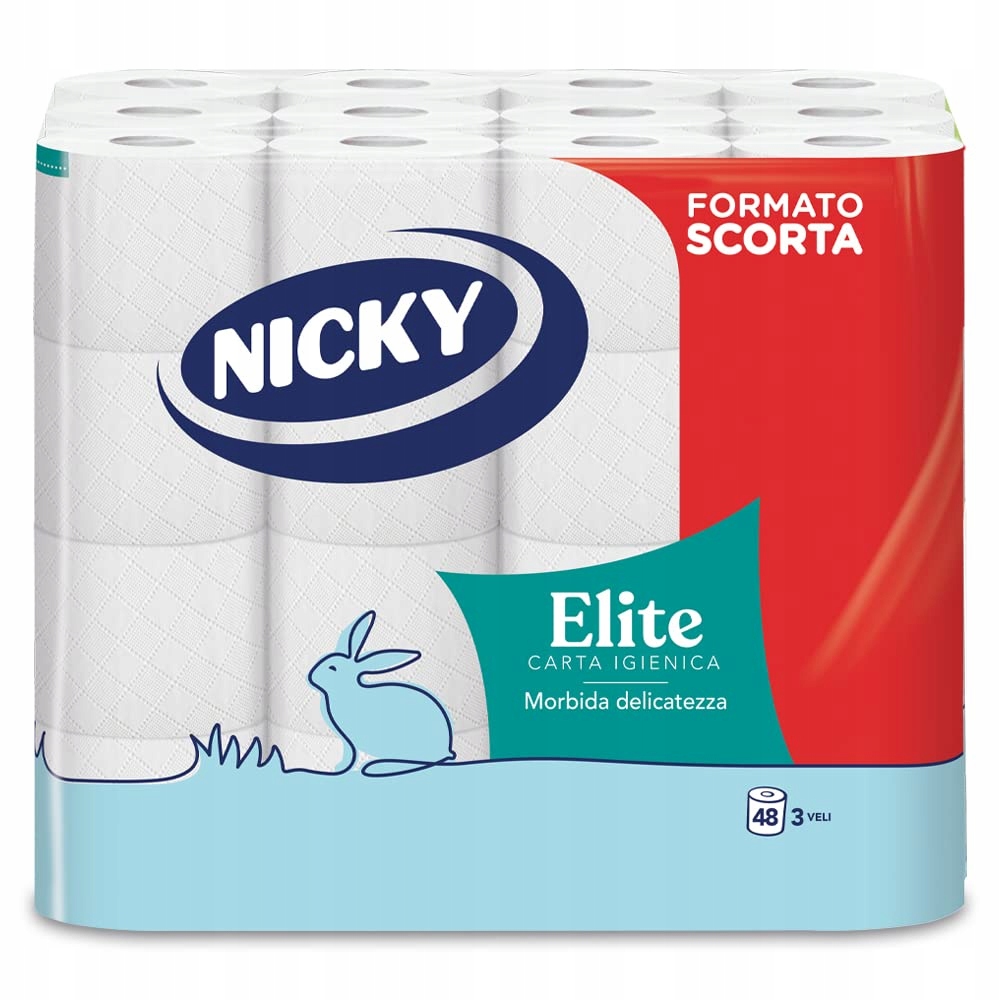 NICKY ELITE PAPIER TOALETOWY 48 SZT. 5F13 • Cena, Opinie - Allegro
