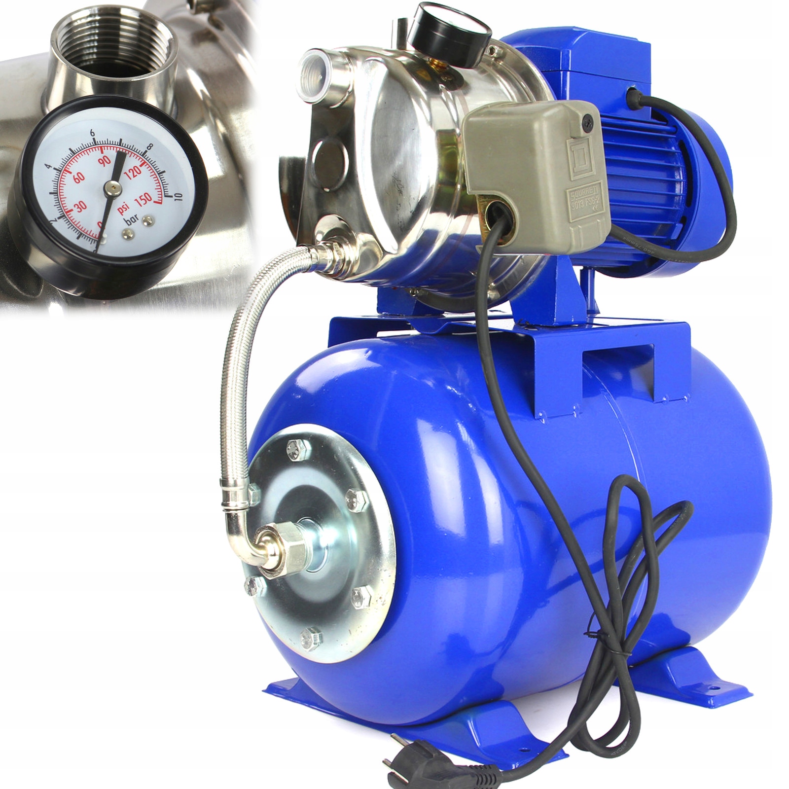 POMPA OGRODOWA WODY STUDNI HYDROFOR ZBIORNIK 24L (5902341050056) • Cena ...