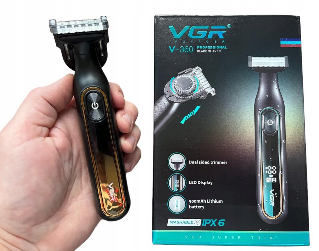 Golarka VGR Golarka męska V360 - Sklep, Opinie, Cena w Allegro