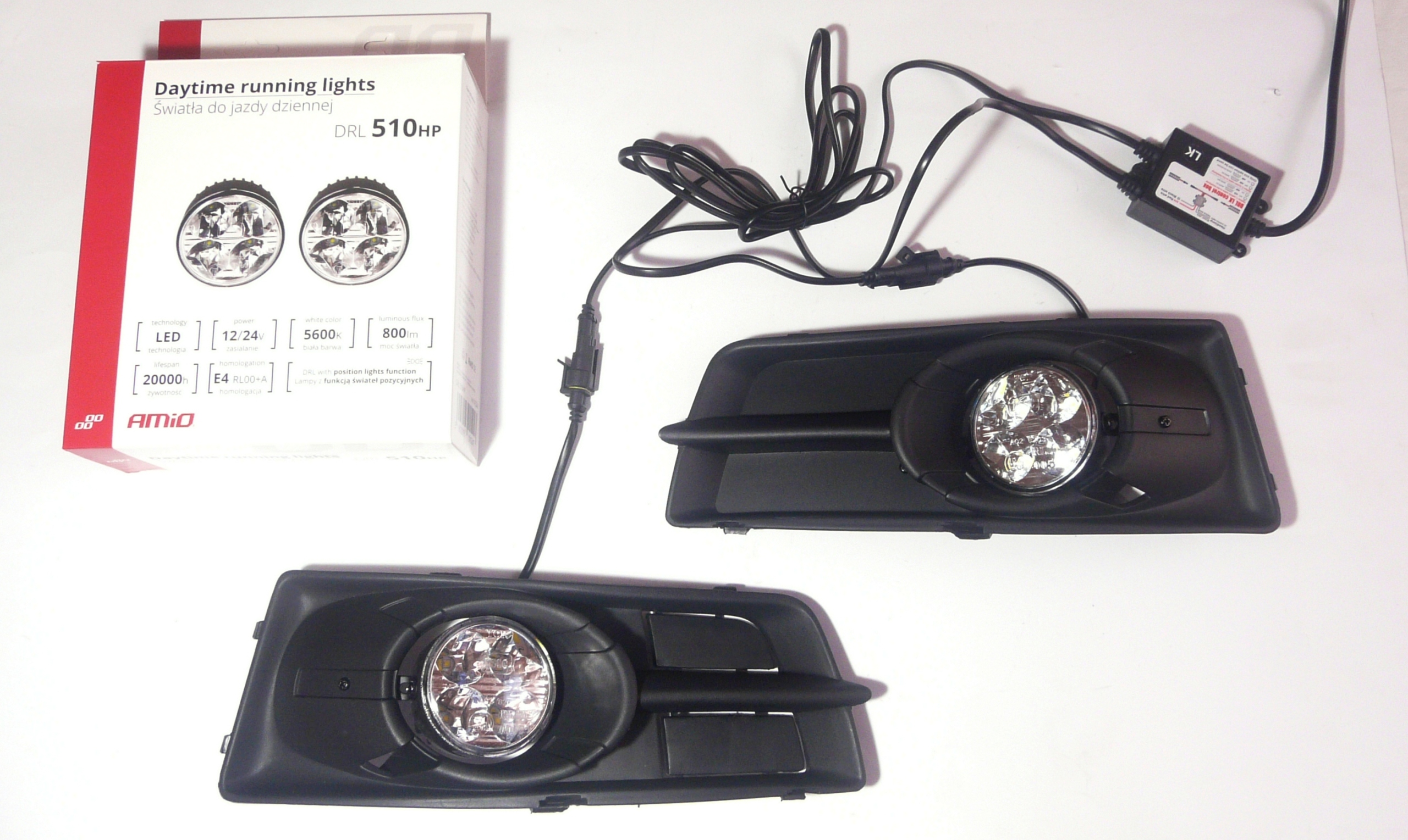 Lampy światła dzienne dziennej DRL LED Mitsubishi Colt 2008-2012 za 315 ...