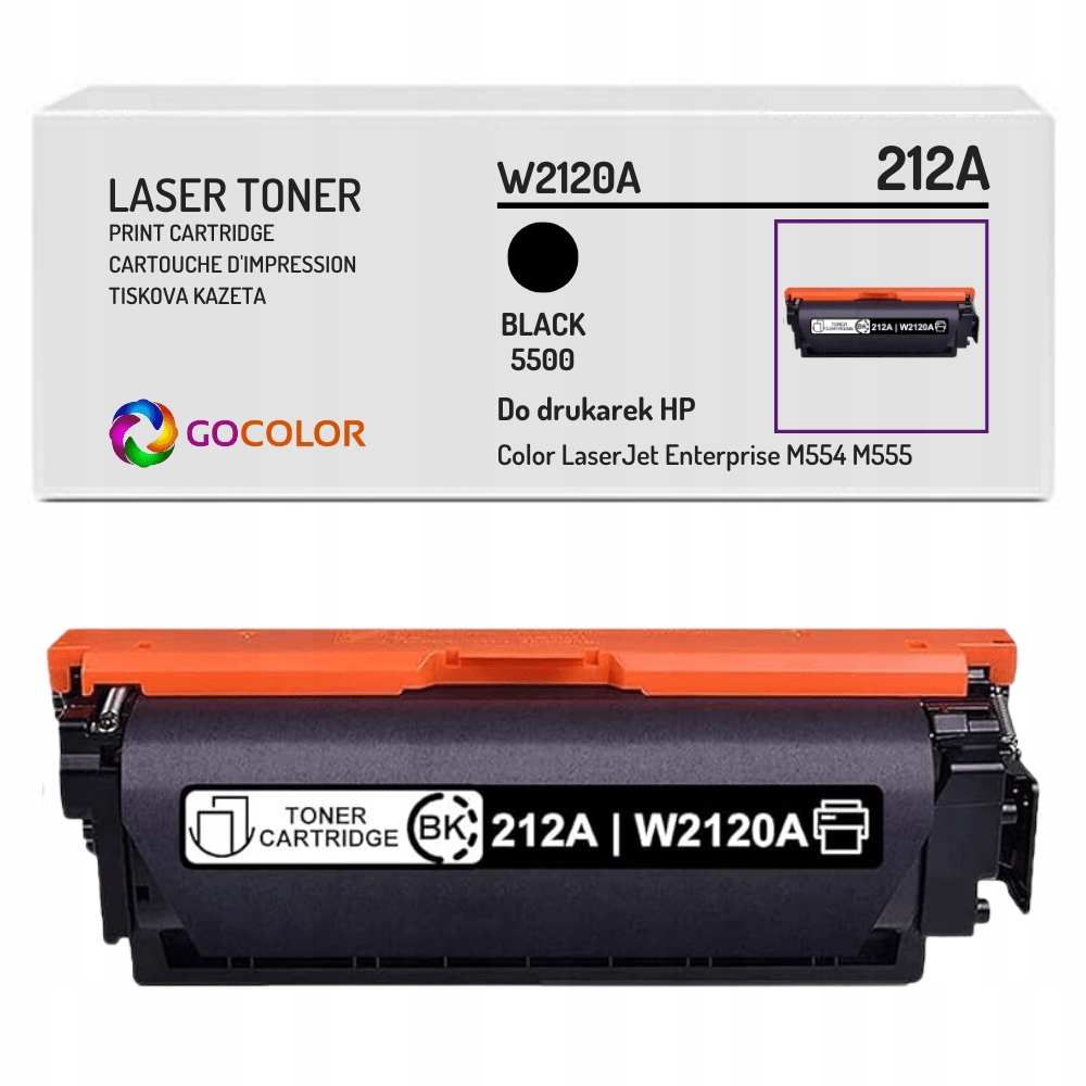 NOWY toner 212A W2120A black do HP Color LaserJet MFP M578c M578dn ...
