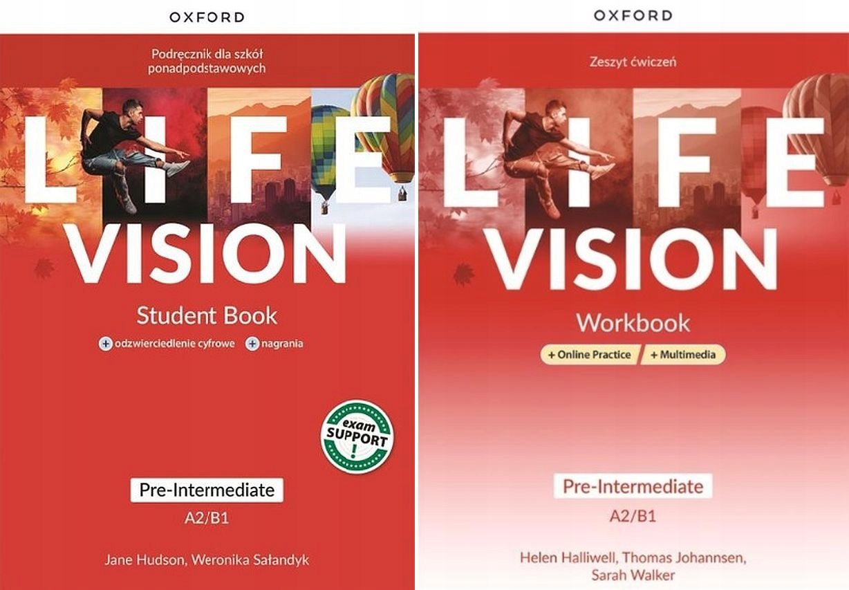LIFE VISION A2/B1 Pre-Intermediate Podręcznik + Ćwiczenia | Podręcznik ...