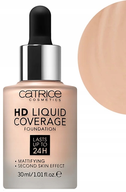 CATRICE HD LIQUID COVERAGE FOUNDATION PODKŁAD 002 PORCELAIN BEIGE, 30 ...