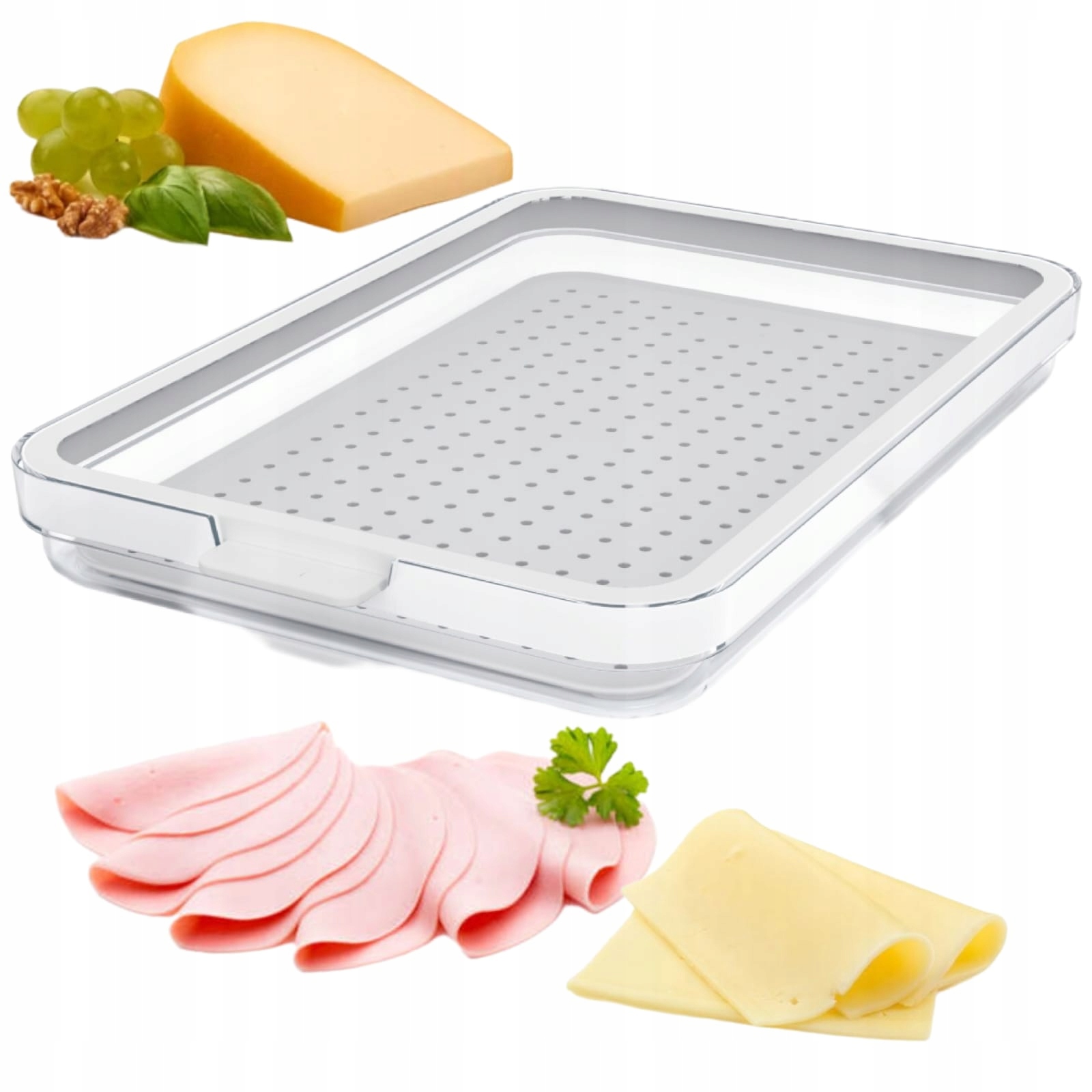 Organizer pojemnik na ser wędlinę 1,3L CAUMA Rotho (7610859254924) • Cena, Opinie • Pojemniki ...