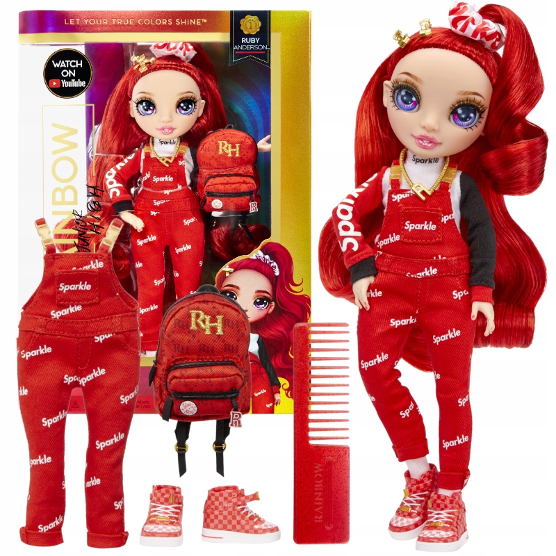 RAINBOW HIGH JUNIOR FASHION PANENKA RUBY ANDERSON MÓDNÍ FASHION DOPLŇKY ...