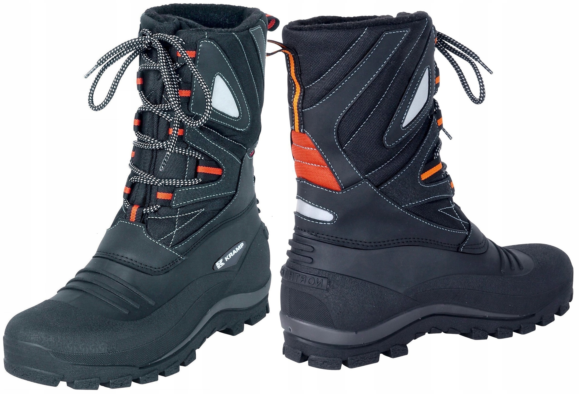 TRZEWIKI TRAPERY WODOSZCZELNE BUTY GUMOWE śniegowce męskie TREKKINGOWE ...