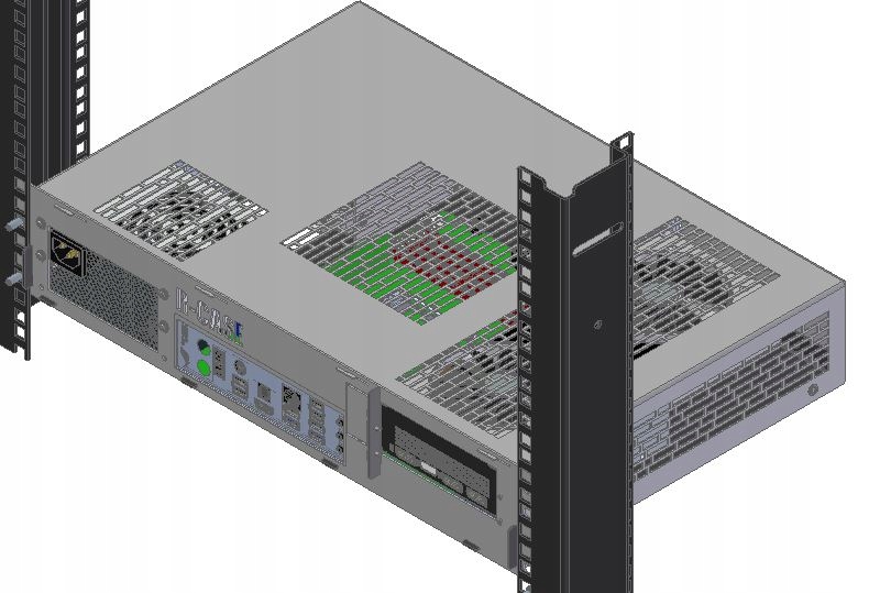 Obudowa RACK do szafy 19 cali R-CASE 3 RAW / Serwer montaż 2U pod mATX ...