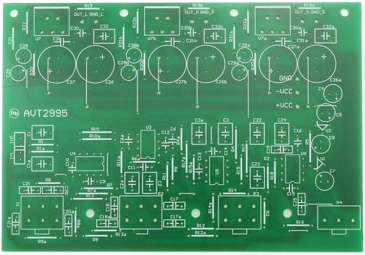Wzmacniacz stereofon. z subwooferem, AVT2995 PCB • Cena, Opinie - Allegro