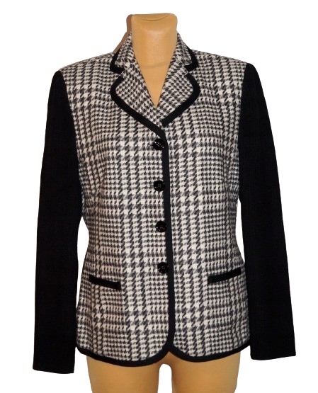 BASLER 100% wełna modny w pepitkę J. 40 • Cena, Opinie - Allegro