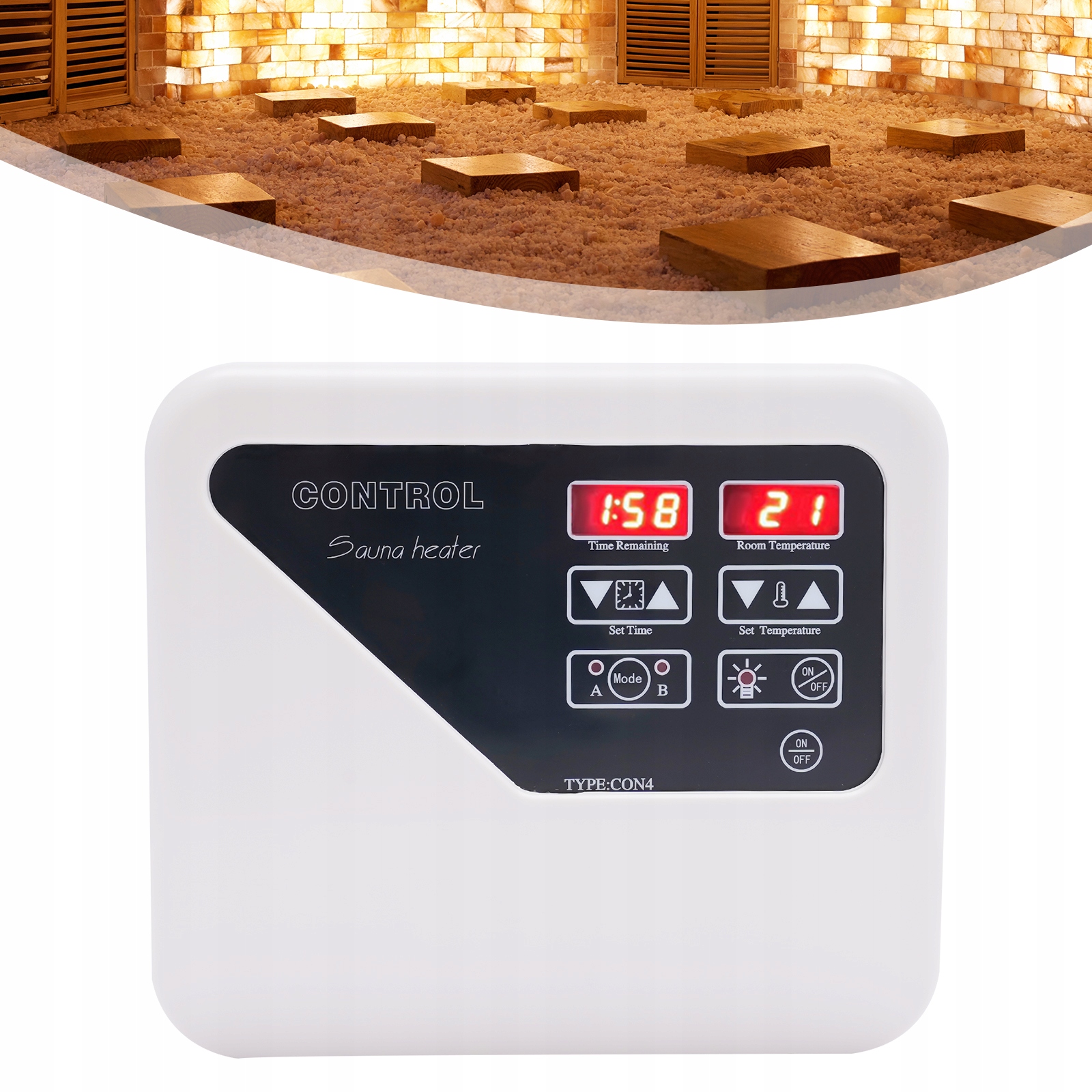 ELECTRIC EXTERNAL CONTROLLER FOR FURNACE/SAUNA 3-9KW WITH SENSOR ...