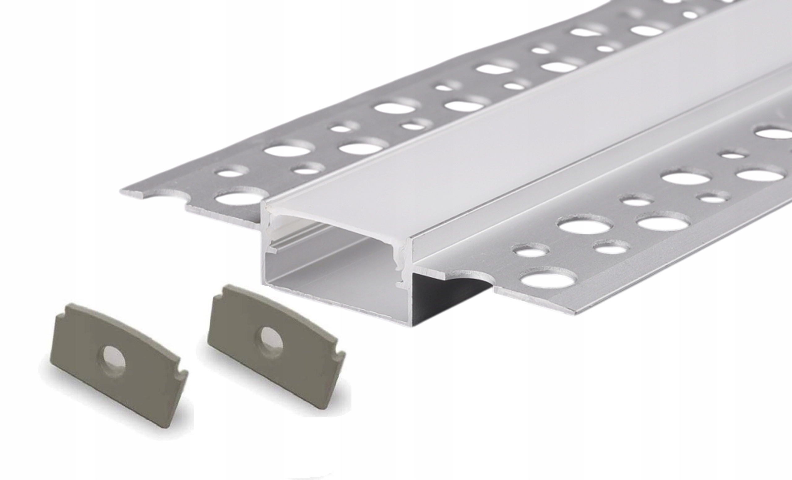 PROFIL aluminiowy LED 1m anodowany płyty karton gips na 2 taśmy ...